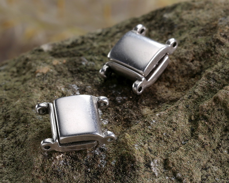 Cymbal Axos II Antique Silver (plated) Magnetic Clasp for 11/0 Delica ...