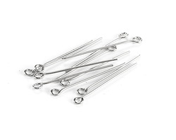 Silver (plated) Eye Pin 1", 21 gauge