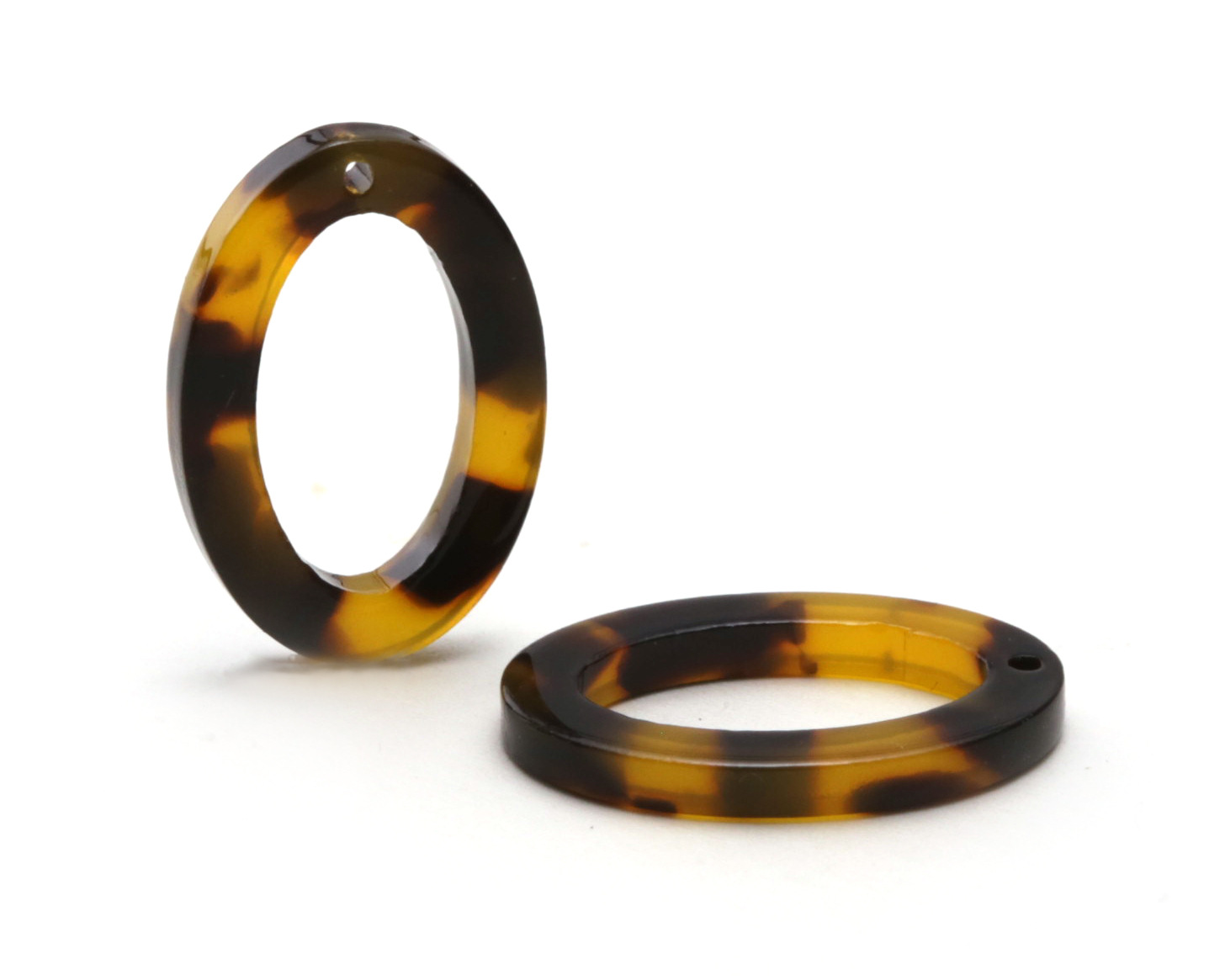 Zola Elements Tortoise Shell Acetate Oval Ring 15x22mm