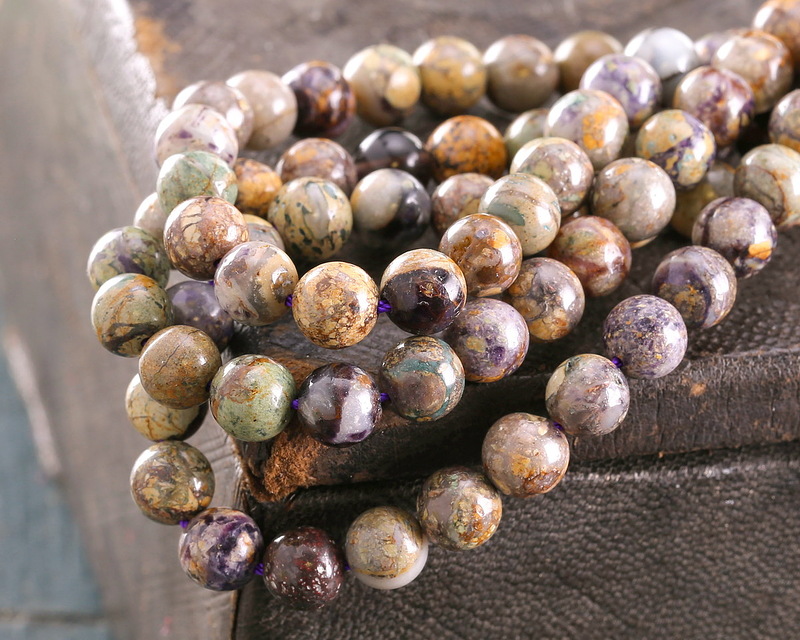 Purple Terra Jasper Round 6mm