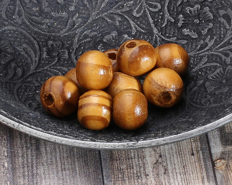 Natural Grain Wood Round 8mm