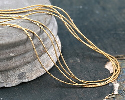 Satin Hamilton Gold (plated) Stringing Chain