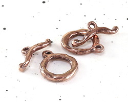 Green Girl Antique Bronze Branch Toggle 16x19mm, 22mm bar