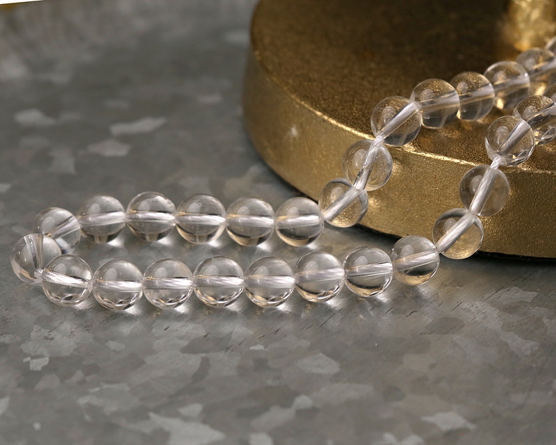 Rock Crystal Quartz (clear) Round 8mm