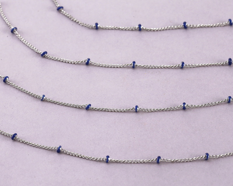 Stainless Steel Navy Satellite Chain