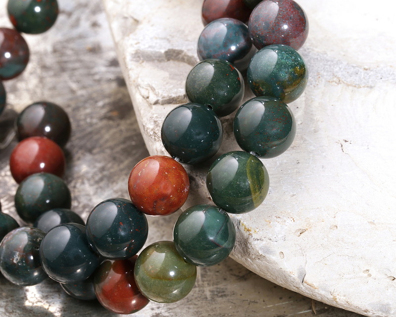 Bloodstone Round 10mm