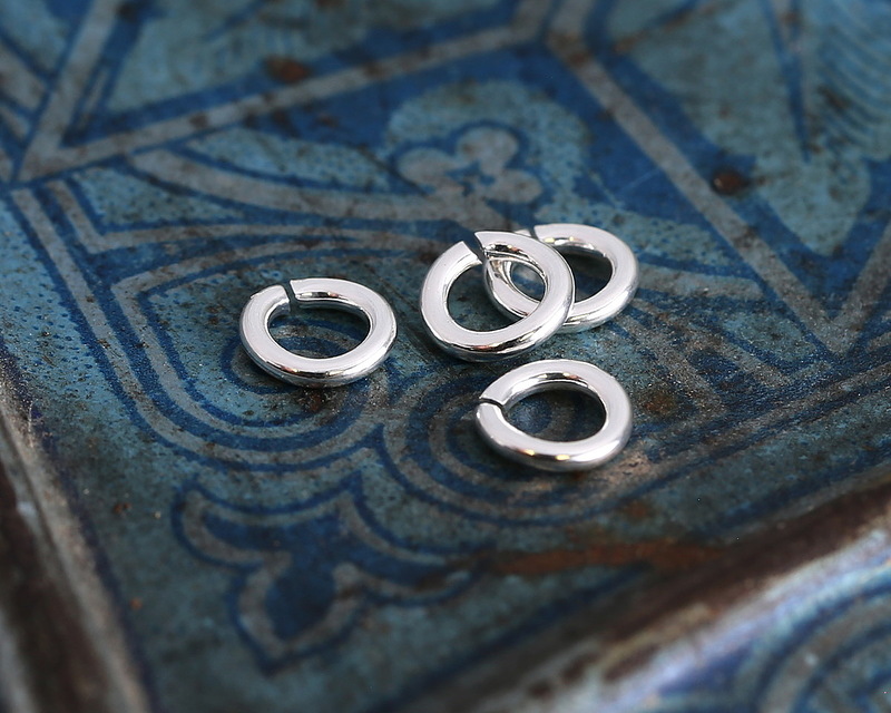 Silver (plated) Jump Ring 5mm, 18 gauge