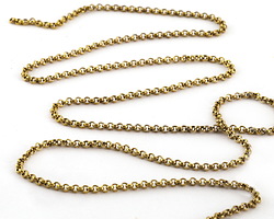 Antique Gold (plated) Small Rollo Chain