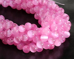 Pink Selenite Round 8mm
