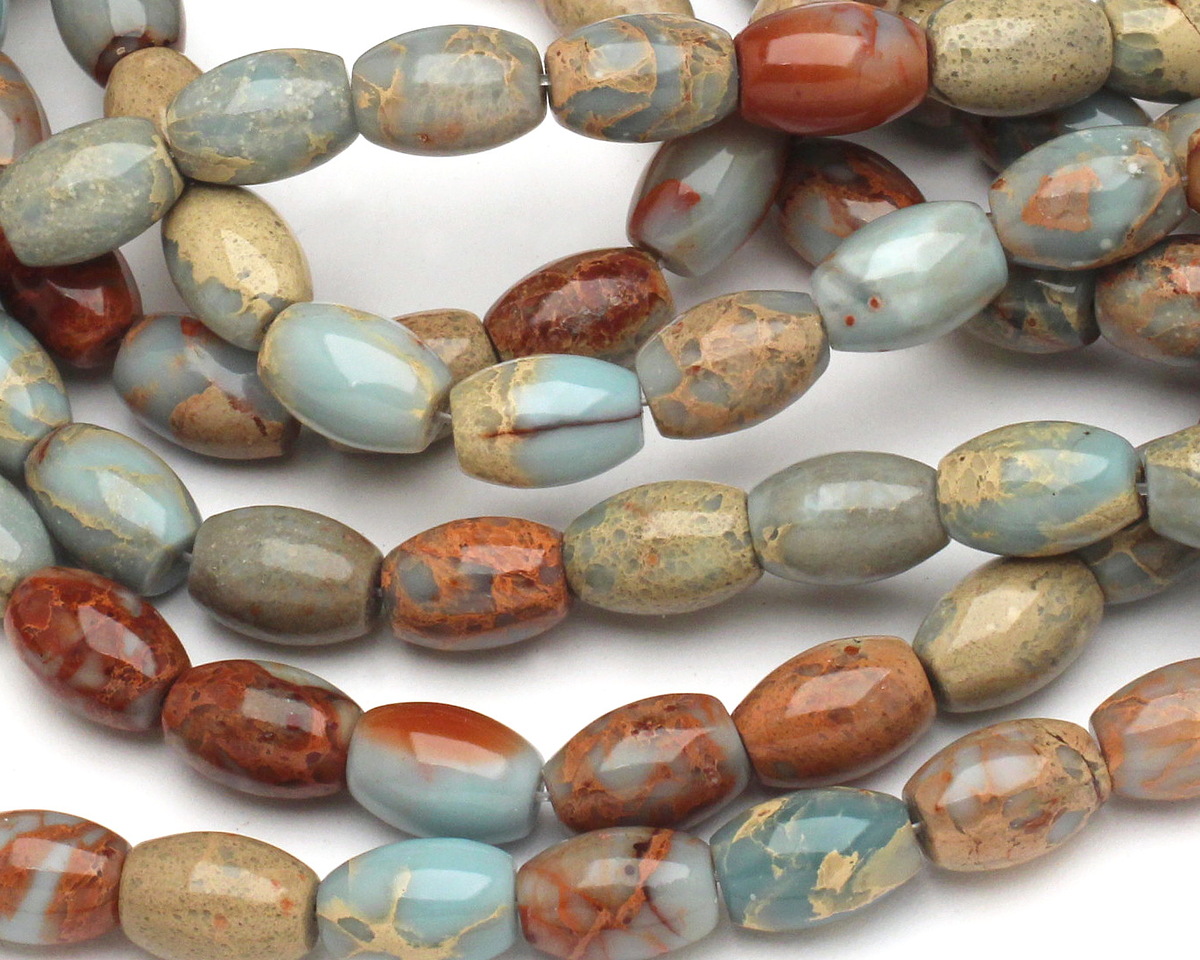 Impression Jasper Rice 14x10mm