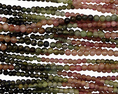 Tourmaline Round 6mm - Lima Beads