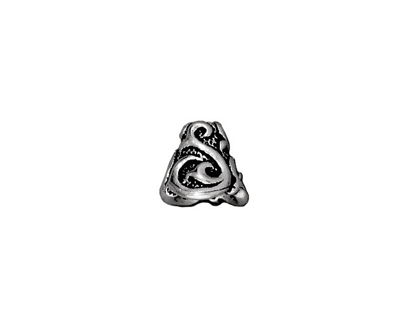 TierraCast Antique Silver (plated) Lily Cone 8mm