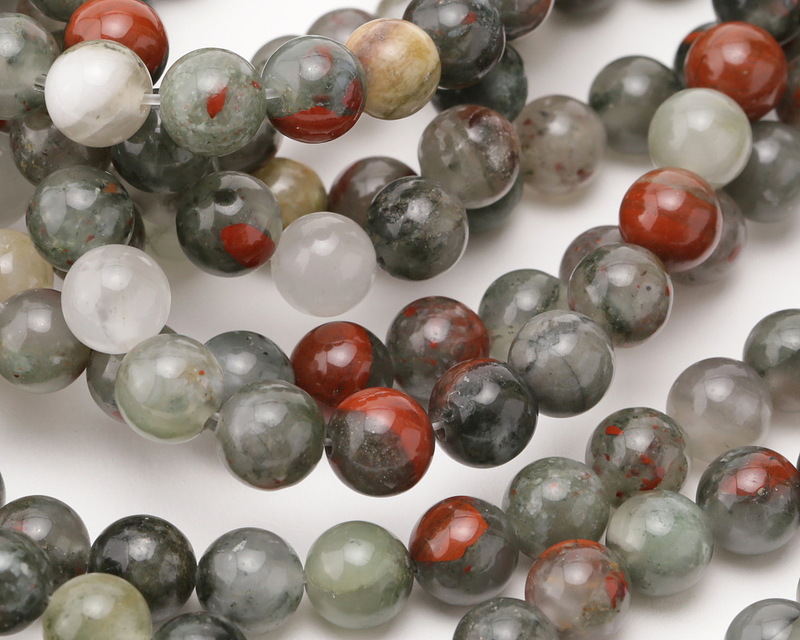 African Bloodstone Round 8mm