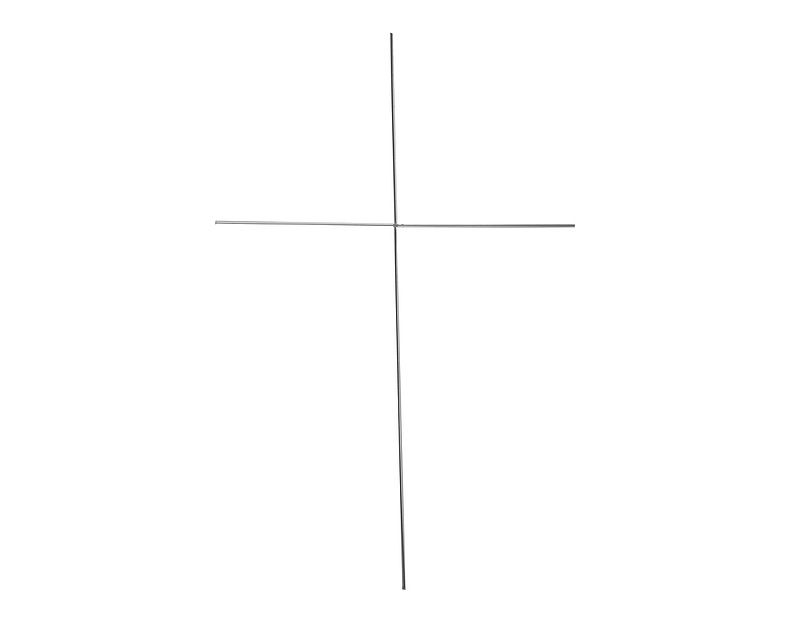 Stainless Steel Cross Wire Frame 6.25x4 inches