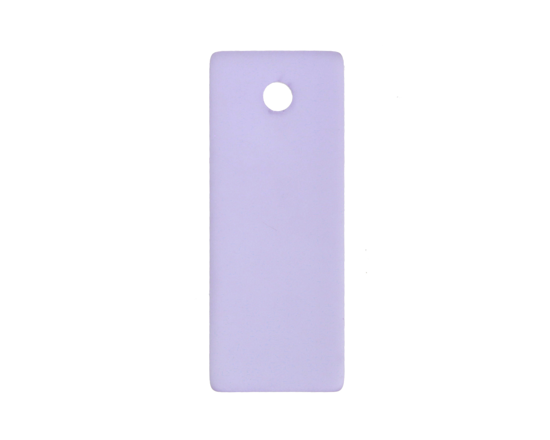 Periwinkle Beach-Style Glass Bottle Curve Rectangle 14x35mm