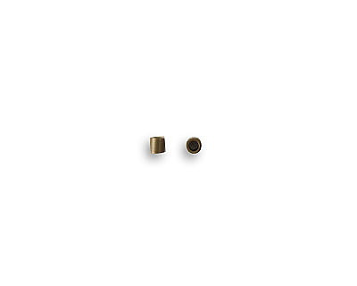 Vintaj Natural Brass Tube Crimp Bead 2mm