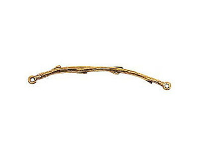 Nunn Design Antique Gold (plated) Twig Connector 58x2mm